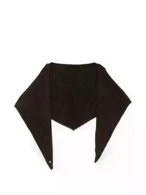 Maje Pointed-tip Scarf - Brown