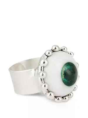 POISONED HEARTS Ceramic Eye-motif Ring
