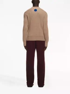 Off-White Logo-intarsia Wool Jumper