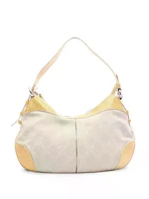 Celine Celine Macadam Canvas Shoulder Bag Grey