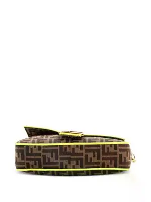 Fendi Baguette Nm Zucca Canvas Medium Shoulder Bag