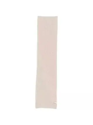 A.p.c. Sasha Ribbed-knit Scarf - Neutrals