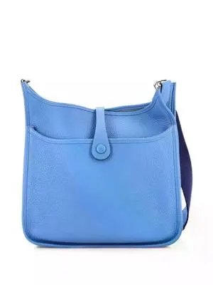 Hermès Evelyne Bag Gen Iii Clemence Pm Crossbody Bag - Blue