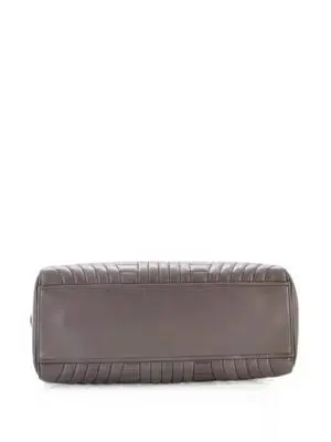 Prada Convertible Open Diagramme Quilted Leather Medium Tote Bag