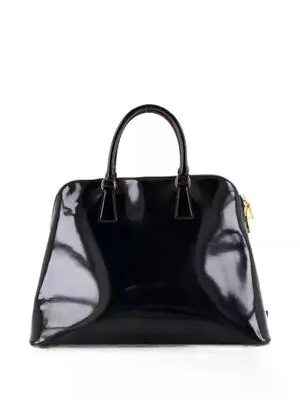 Prada Promenade Bag Spazzolato Leather Large Satchel