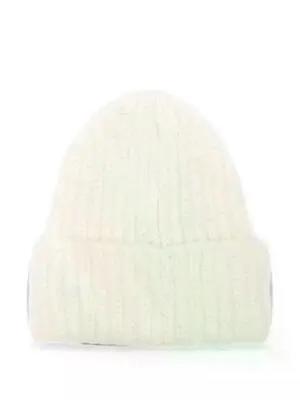 Moschino Logo-embroidered Ribbed Beanie Hat