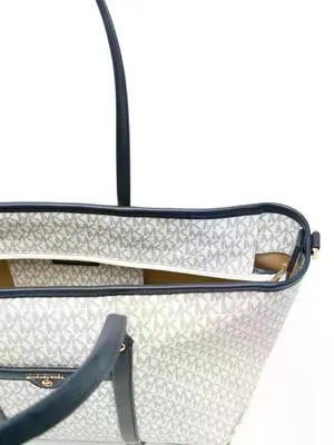 Michael Kors Monogram-pattern Logo-plaque Tote Bag