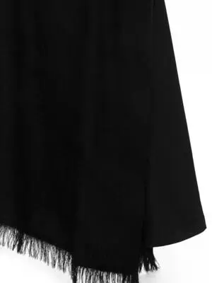 Yohji Yamamoto Layered Fringed Edge Skirt