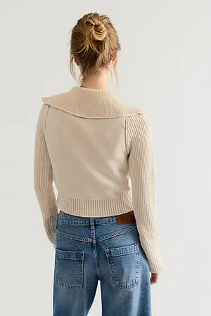 Free People Josephine Zip-up Cardigan