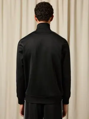 REISS Monogram Zip-through Relaxed Track Top