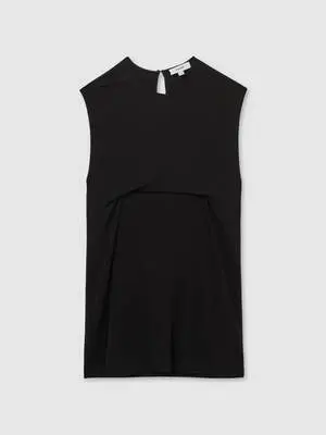 REISS Corset Detail Jersey Mini Dress