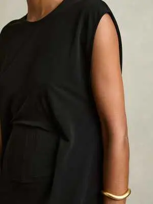 REISS Corset Detail Jersey Mini Dress