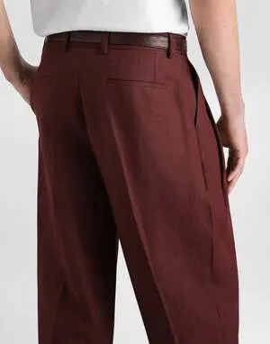 Dolce & Gabbana Pantalone Pants And Shorts Multi-colored Linen