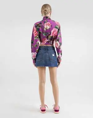 Dolce & Gabbana Denim Miniskirt Denim And Jeans Multi-colored