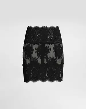Dolce & Gabbana Lace Mini Skirt
