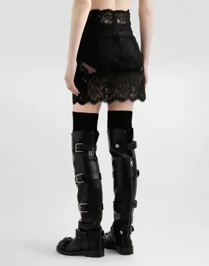 Dolce & Gabbana Lace Mini Skirt