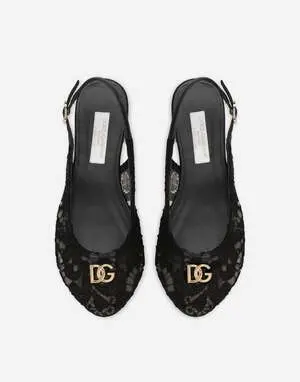 Dolce & Gabbana Slingback Shoes Viscose