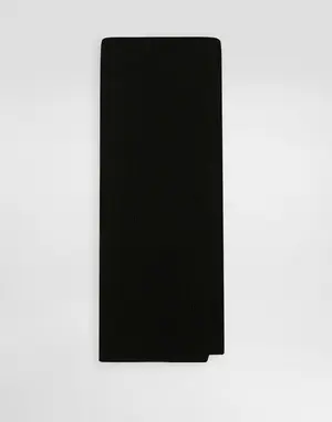 Dolce & Gabbana Wool And Cashmere Knitted Scarf Scarves And Silks