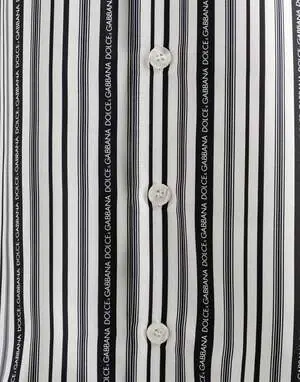 Dolce & Gabbana Silk Shirt With Tie Shirts