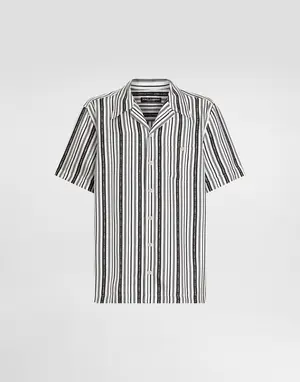 Dolce & Gabbana Silk Shirt With Tie Shirts - Print