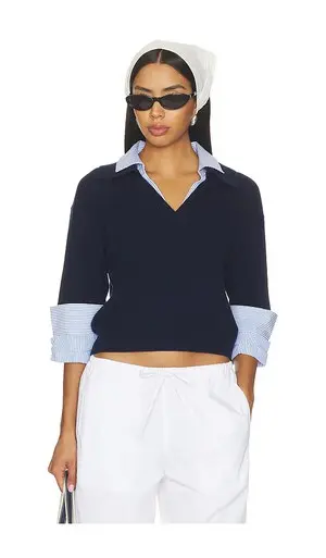 Brochu Walker Ciara Polo Looker Sweater In . Also - Multi