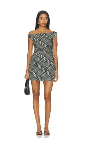 Simkhai Wells Off-shoulder Mini Dress In . Also - Multi