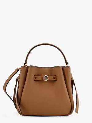 Tory Burch Romy Mini Leather Crossbody Bag - Brown