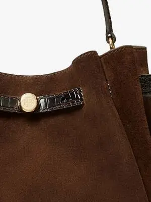 Tory Burch Romy Suede Bucket Bag