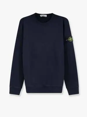 Stone Island Organic Cotton Sweatshirt - Black
