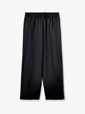 ADIDAS Y-3 Technical Fabric Trousers With Iconic Side Stripes
