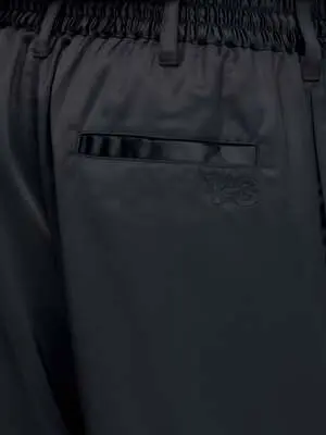 ADIDAS Y-3 Technical Fabric Trousers With Iconic Side Stripes