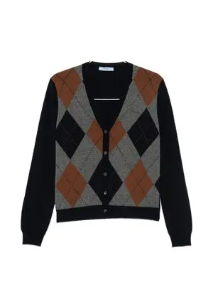 Prada Cashmere Cardigan - Blue