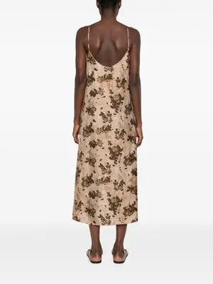 UMA WANG Anaya Printed Long Dress