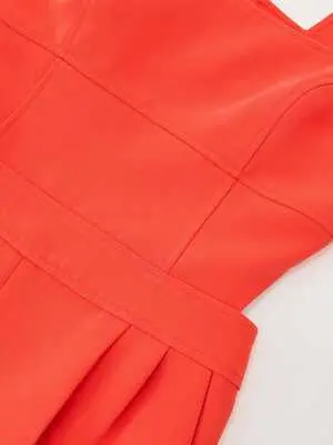 REISS Wide-leg Cut-out Jumpsuit - Orange