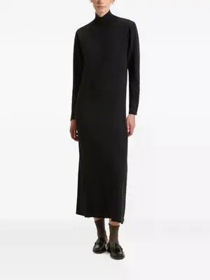 Woolrich Mock-neck Long-sleeve Midi Dress