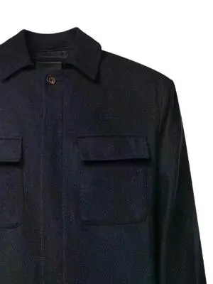 Eleventy Button-fastening Shirt Jacket