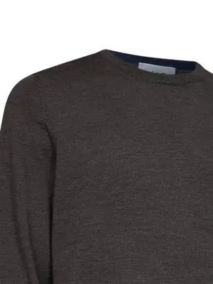 D4.0 Plain-stitch Crew-neck Sweater
