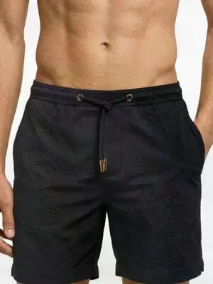 Orlebar Brown Bulldog Seersucker Swim Shorts - Blue