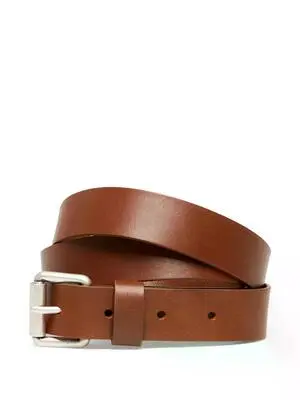 Carhartt Work In Progress Leather Rectangle-buckle Belt - Brown