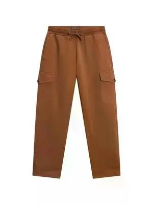 Woolrich Fleece Cargo Track Pants - Brown