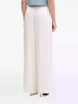 Dkny High-rise Pleated Palazzo Pants