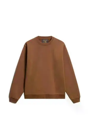 Woolrich Logo-print Crew-neck Sweatshirt - Brown