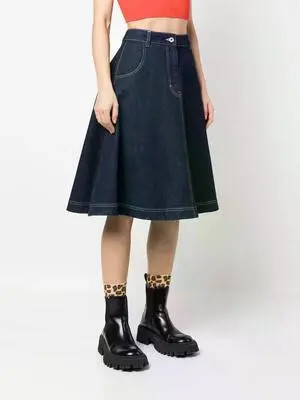 Kenzo Flared Denim Skirt