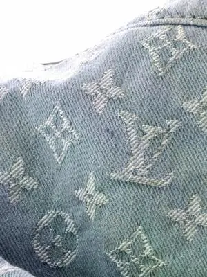 LOUIS VUITTON Daily Handbag Denim Gm Hobo Bag