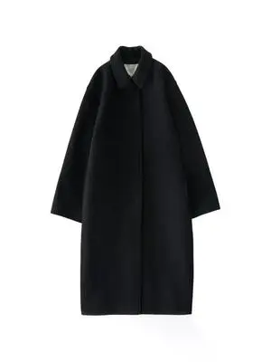 Studio Nicholson Ria Wool-melton Coat - Black