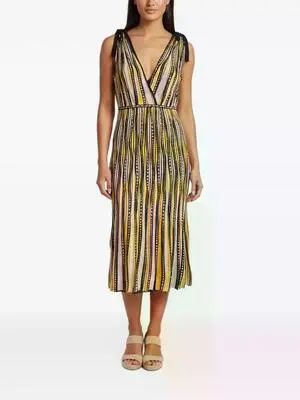 Missoni Sleeveless V-neck Midi Dress