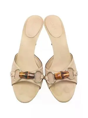 Gucci Horsebit High Heel Slide Sandals
