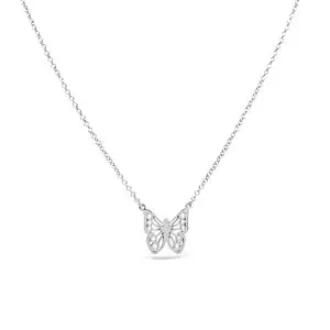LUTIRO Butterfly Necklace - Silver