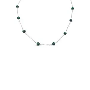 LUTIRO Malachite Orbit Necklace - Green