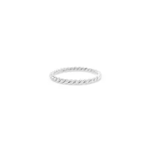 LUTIRO Twisted Ring - Silver
